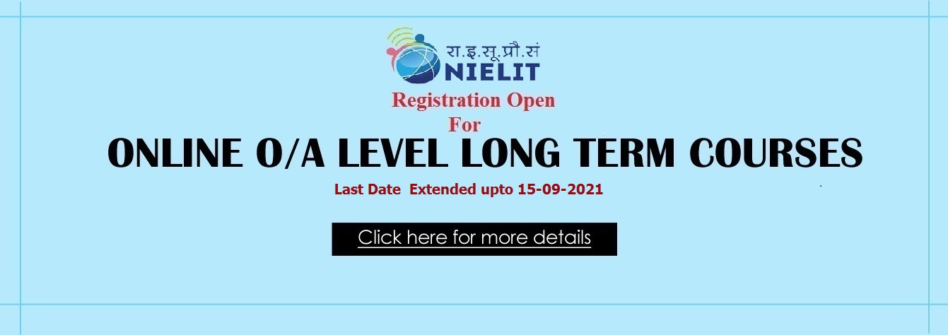 Registration for O/A level | Government of India : National Institute ...