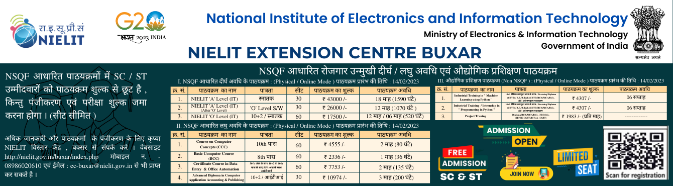 Government of India : National Institute of Electronics & Information ...