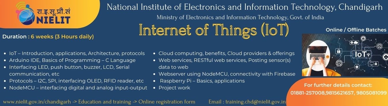 Government of India : National Institute of Electronics & Information ...