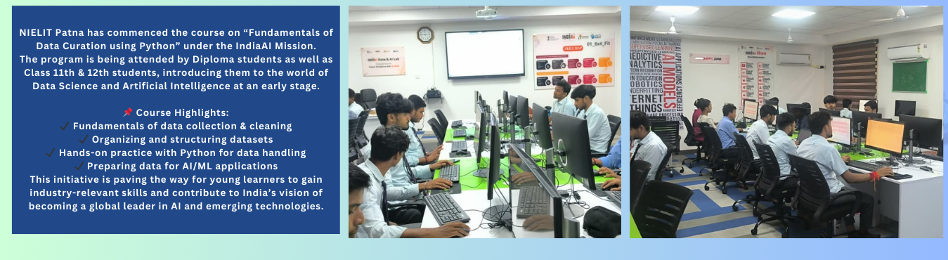 Government of India : National Institute of Electronics & Information ...