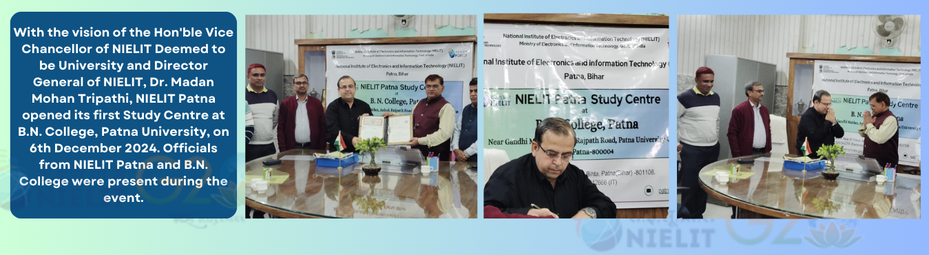 Government of India : National Institute of Electronics & Information ...