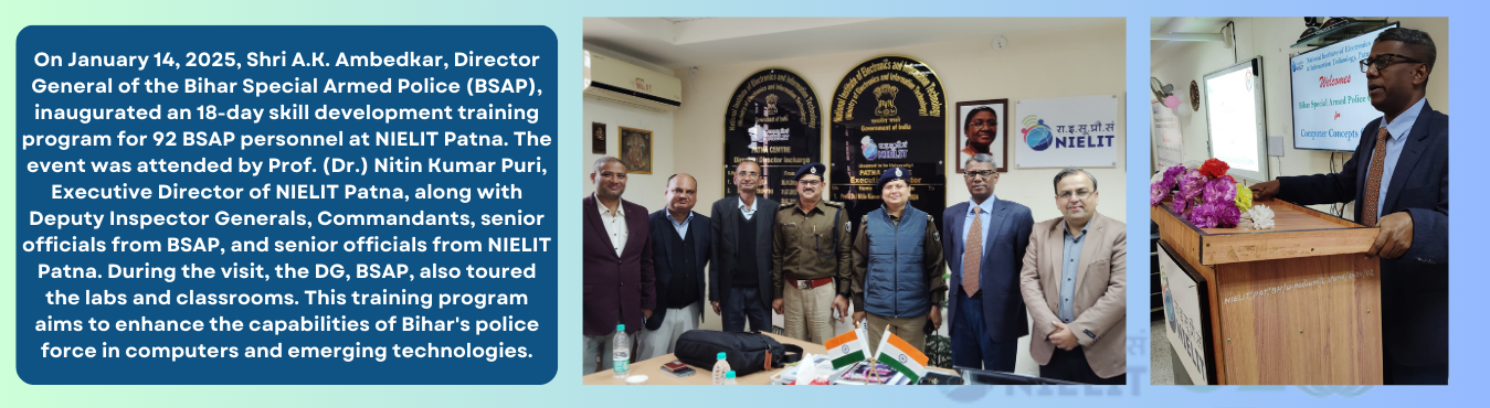 Government of India : National Institute of Electronics & Information ...