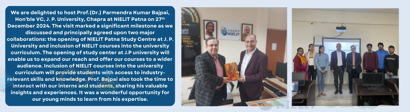 Government of India : National Institute of Electronics & Information ...