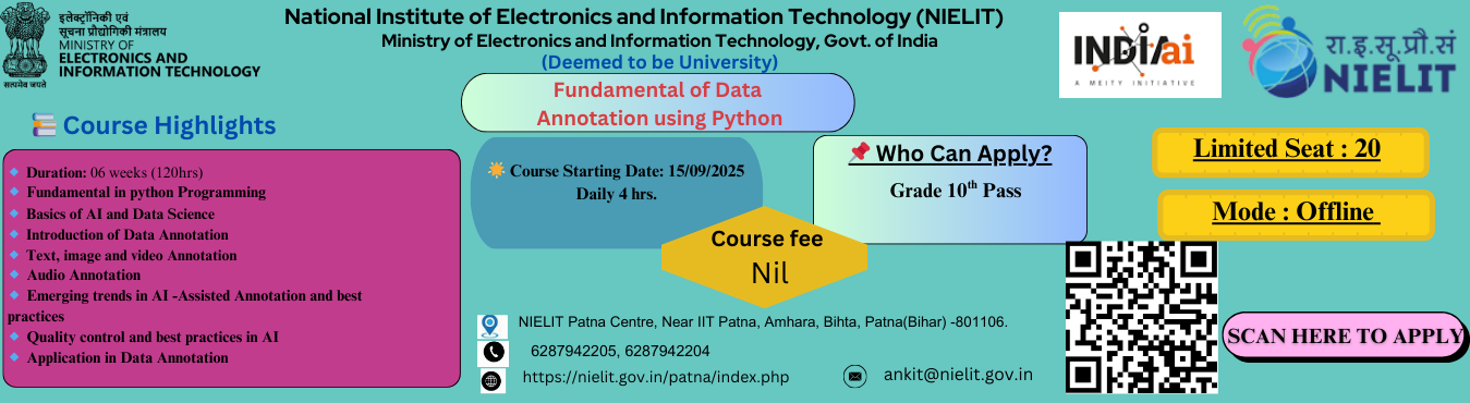 Government of India : National Institute of Electronics & Information ...