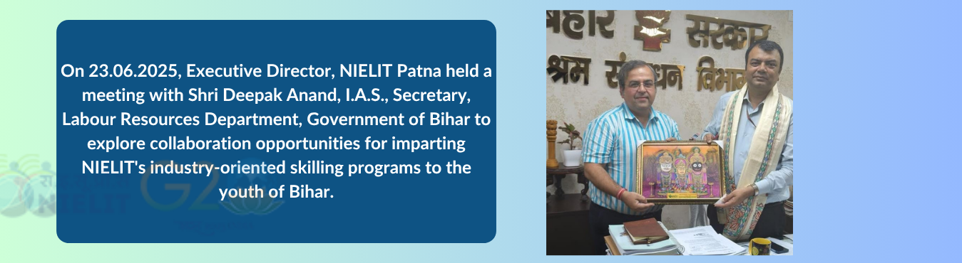 Government of India : National Institute of Electronics & Information ...