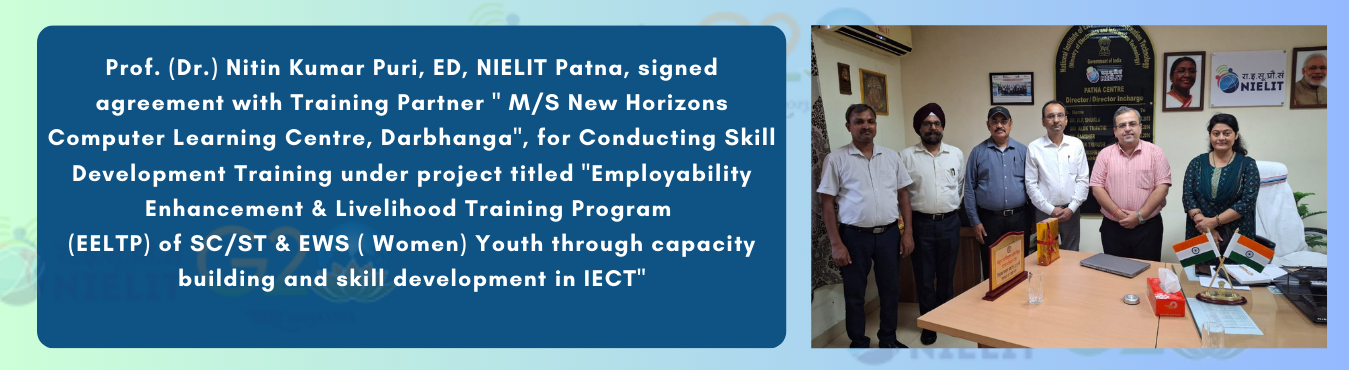 Government of India : National Institute of Electronics & Information ...