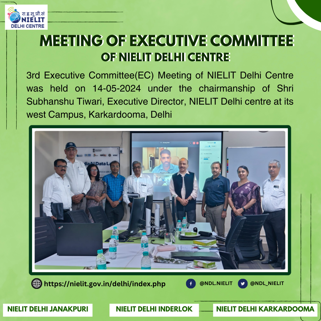 Government of India : National Institute of Electronics & Information ...