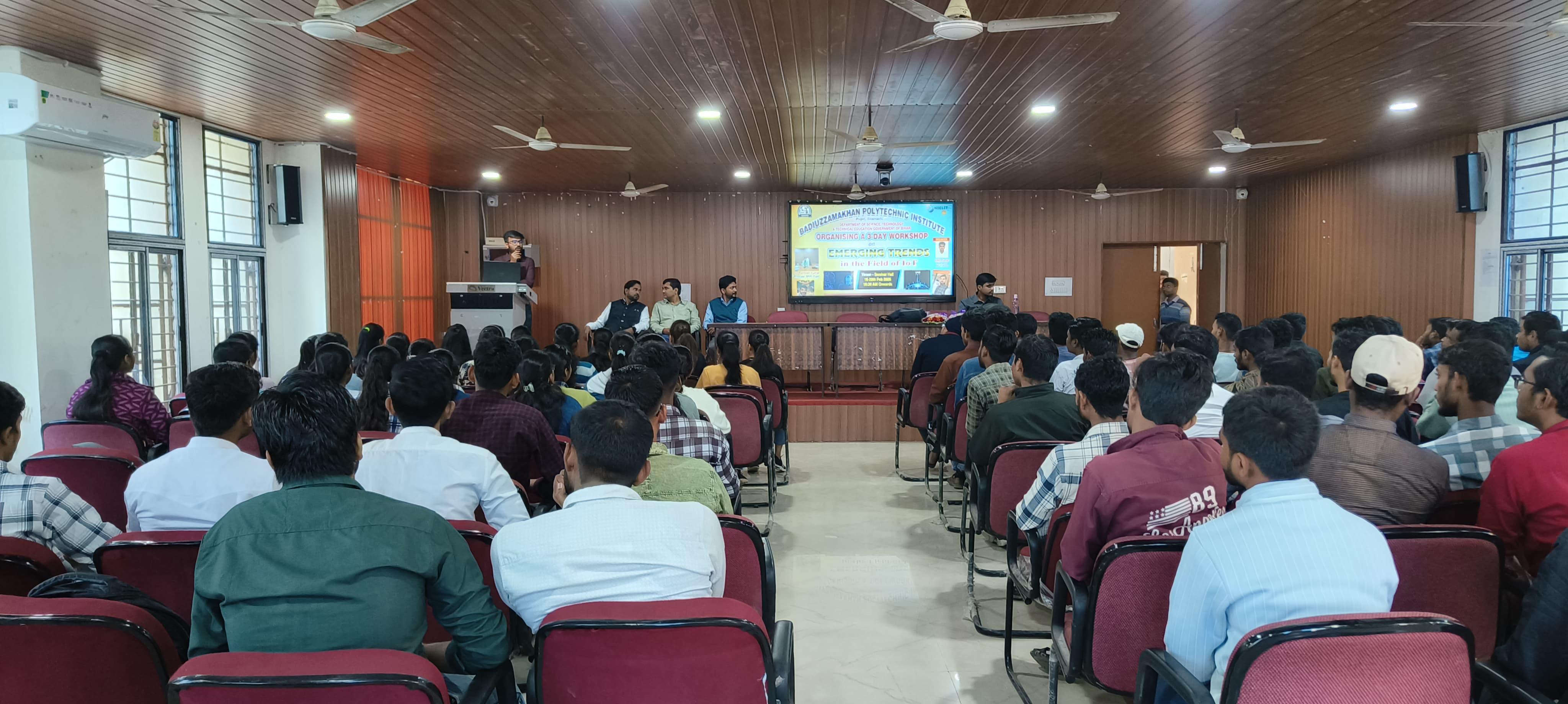 NIELIT Patna started 3 Days workshop on Emerging trends in IoT at BKP ...